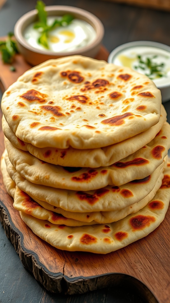 Quick and Easy Yogurt Flatbread Recipe